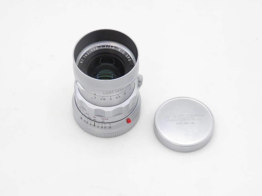 Light Lens Lab 50mm F2 Silver Lens M Mount - PhotoCo Camera House